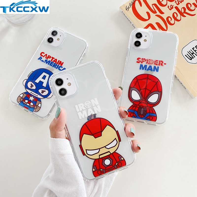 เคสโทรศัพท์มือถือลายซูเปอร์ฮีโร่น่ารักสําหรับ Oppo A53 A52 A72 A92 A31