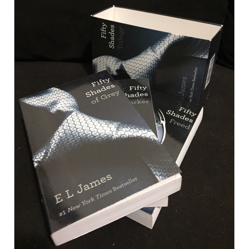 (English) Novel Fifty Shades Of Gray E.L James Fifty เฉดสีเฉดสีเข้มสําหรับติดรถยนต์ - babynaura ...