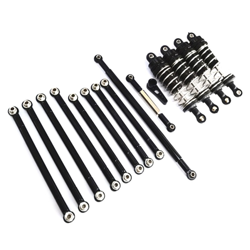 for MN86S MN86 MN86KS MN86K MN G500 Metal Pull Rod Steering Link Rod Shock Absorber Set 112 RC ...