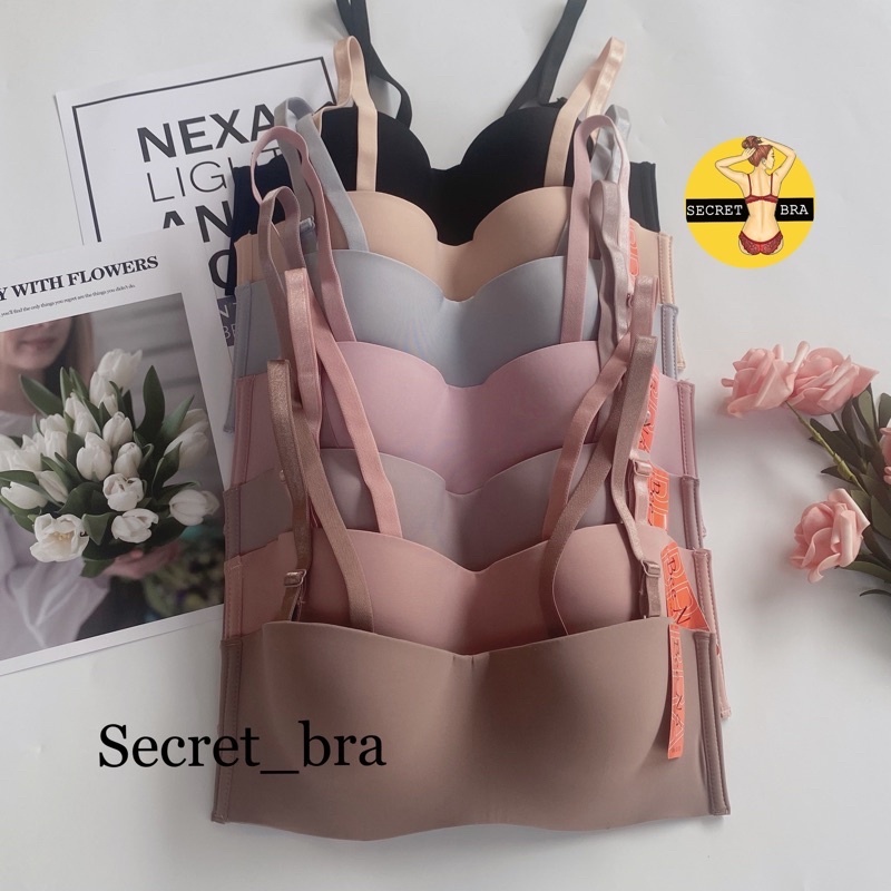เสื้อใน มีโครง เกาะอก รอบตัวไร้ขอบไร้ตะเข็บ เรียบเนียน งานขึ้นห้าง Bee na 605 - secret_bra ...