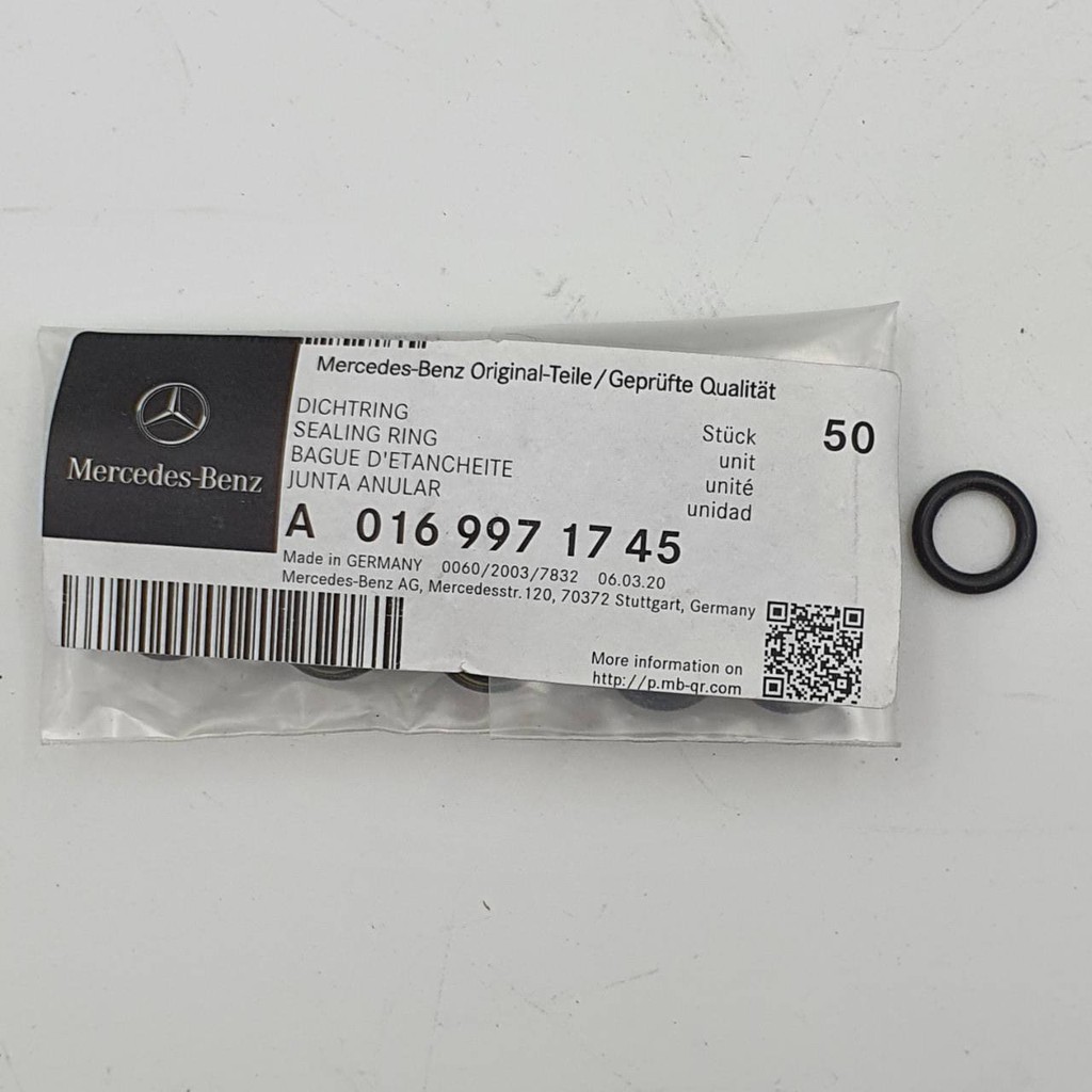 BENZแท้ โอริงเทอร์โบ (เครื่อง M271EVO) เบอร์ 016 997 17 45 (MADE IN ...