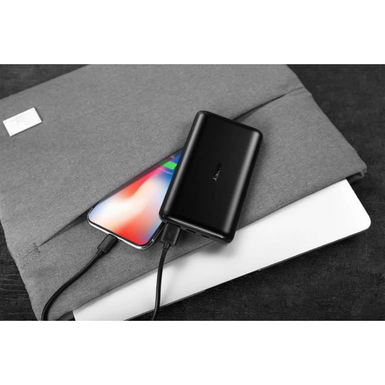 พาวเวอร์แบงค์ Power bank ชาร์จเร็ว AUKEY PB-XN10 ขนาด 10000 mAh Ultra ...