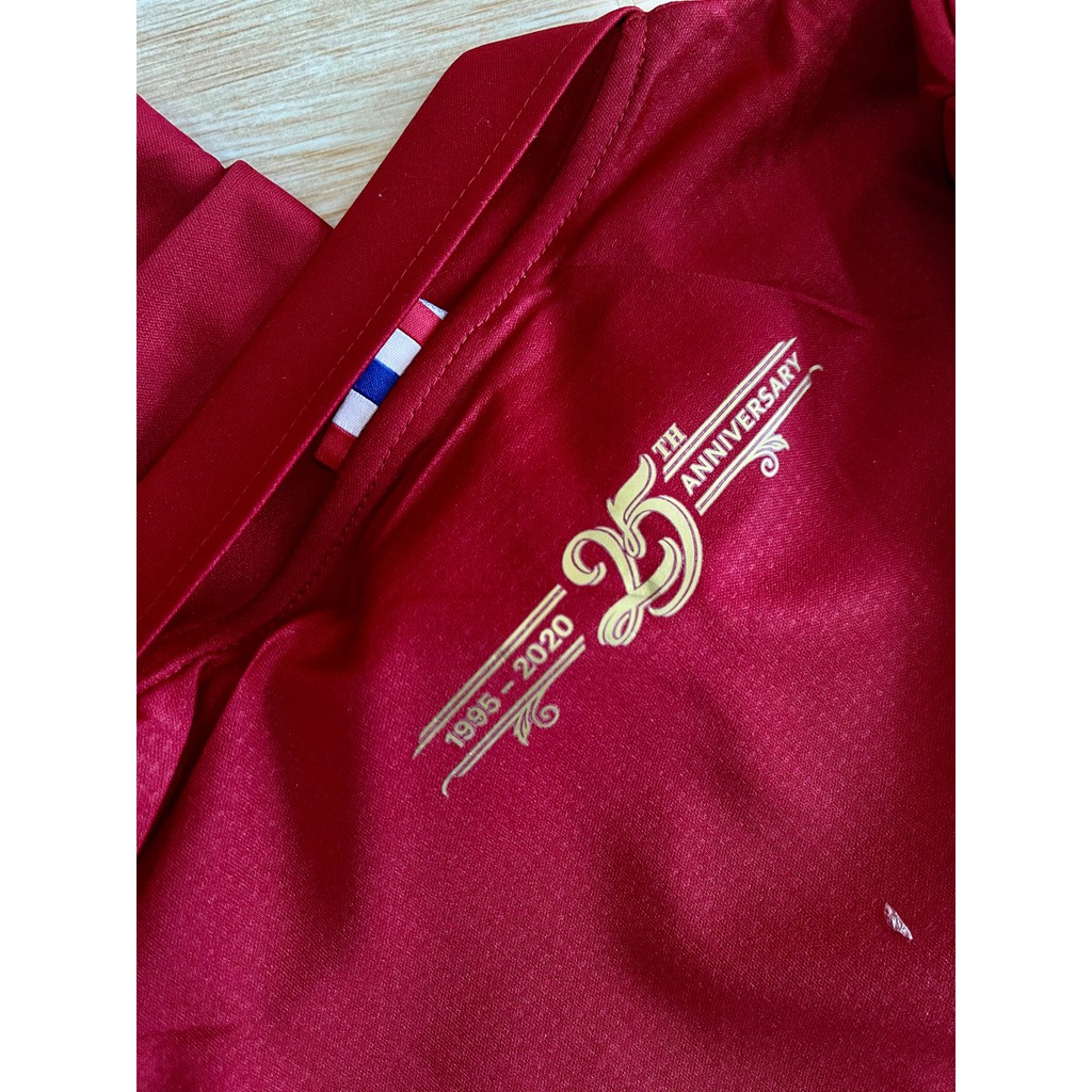 ชุดบอลทีมชาติไทยสีแดงคอจีน เสื้อพร้อมกางเกง WeEw | Shopee Thailand