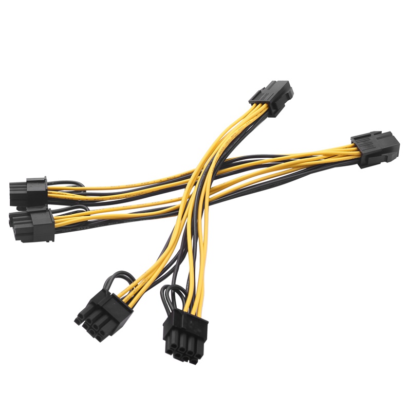 PCI Express Power Adapter GPU VGA Y-Splitter Extension Cable - greatbuy ...