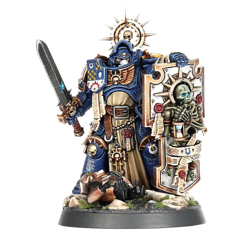 Space Marines - Captain with Relic Shield - Warhammer 40k Elite Command ...