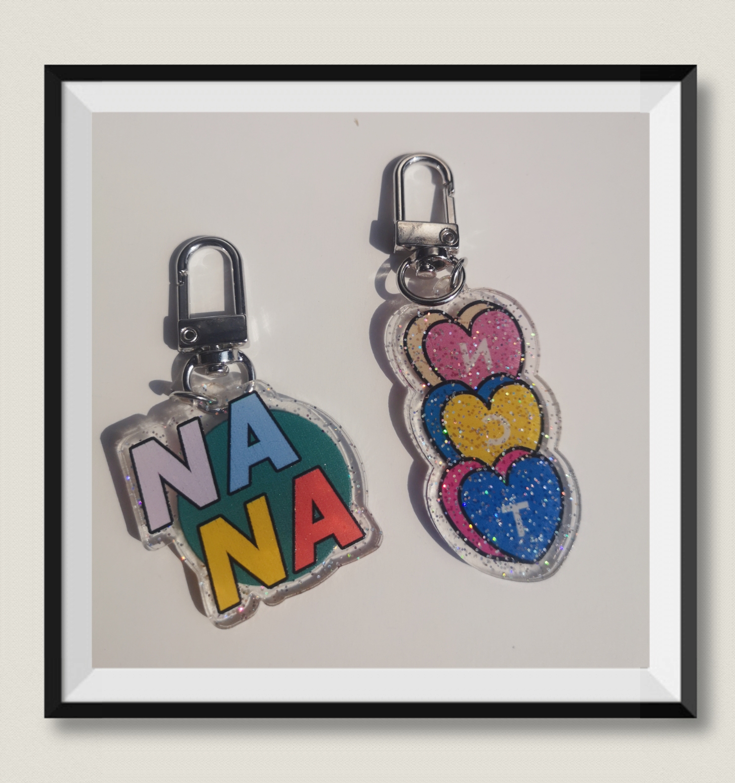 พวงกุญแจ NCT Acrylic Keychain Glittered NCT 127 NCT Dream WAYV Ins Same ...