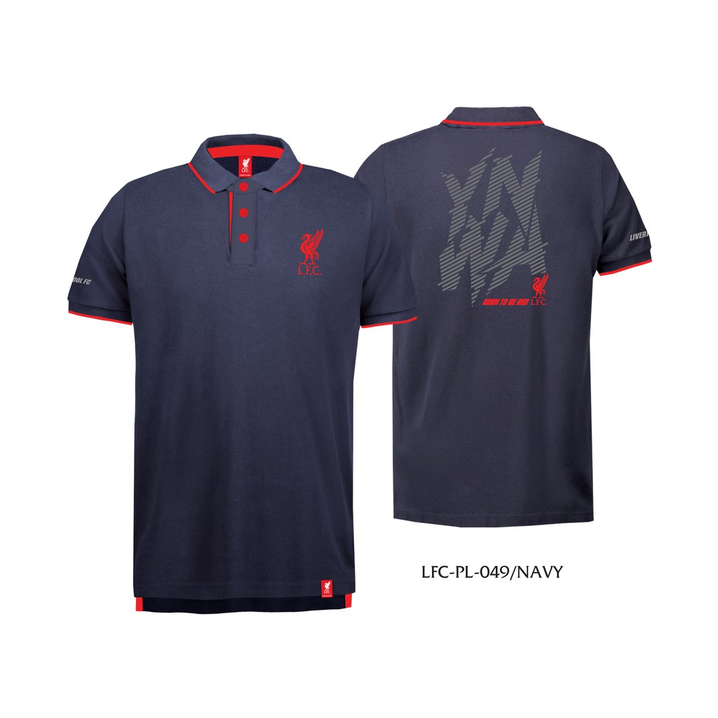 P049 Liverpool F.C.เสื้อโปโล โพลี ลิเวอร์พูล ลิขสิทธิ์ มี 3 สี ...