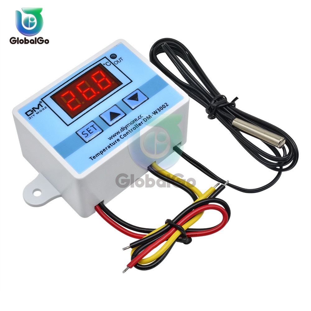 12V 24V 110V 220V Professional W3002 Digital LED Temperature Controller 10A Thermostat Regulator ...