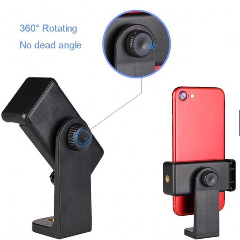 360° Rotation Mobile Phone Holder Fixing Clip / For Live Broadcast ...