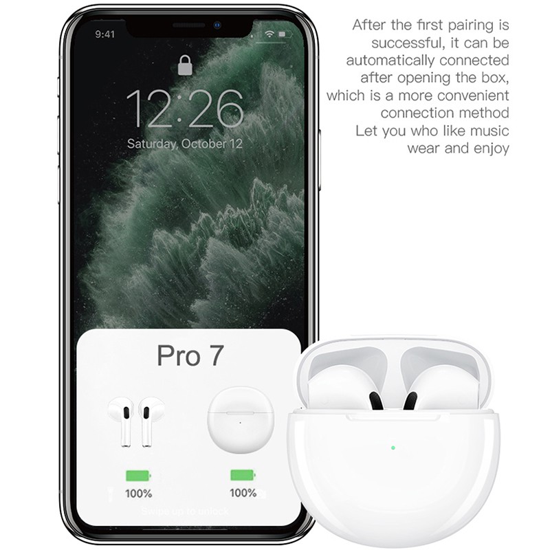2021 New Air Pro 7 TWS Wireless Headphones With Mic Tws Bluetooth ...