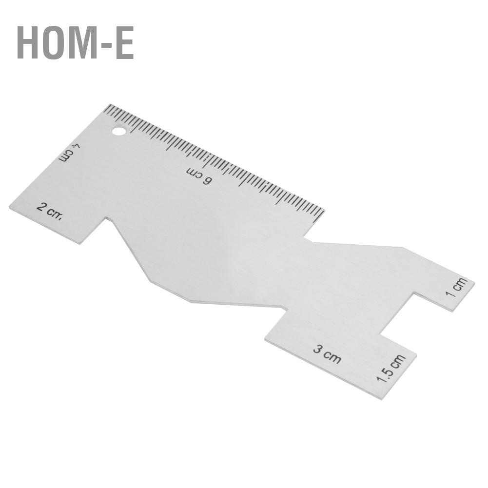 Hom-E ไม้บรรทัด เกจวัด โลหะ อุปกรณ์เสริม สําหรับเย็บผ้า 1 ชิ้น ...