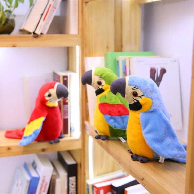 20 songs new electric plush parrot toy. Recording learning to talk ...