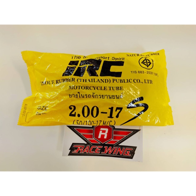 เก็บเงินปลายทาง ยางใน irc 2.00 - 17 s ยางมอเตอร์ไซค์ ยางเส้น ...