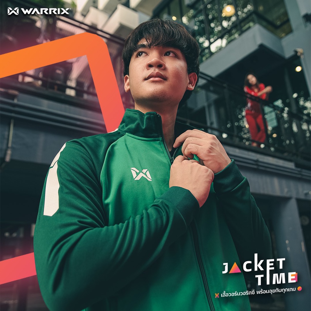 WARRIX เสื้อวอร์ม WA-1715 (ดำเทาเขียวน้ำเงินแดง) - warrix.official - ThaiPick