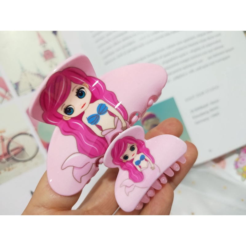 กิ๊ฟยักษ์กิ๊บติดผมเกาหลีเจ้าหญิงเงือกเด็กอาบน้ำกิ๊บกลางคลิปเด็กทารก ...