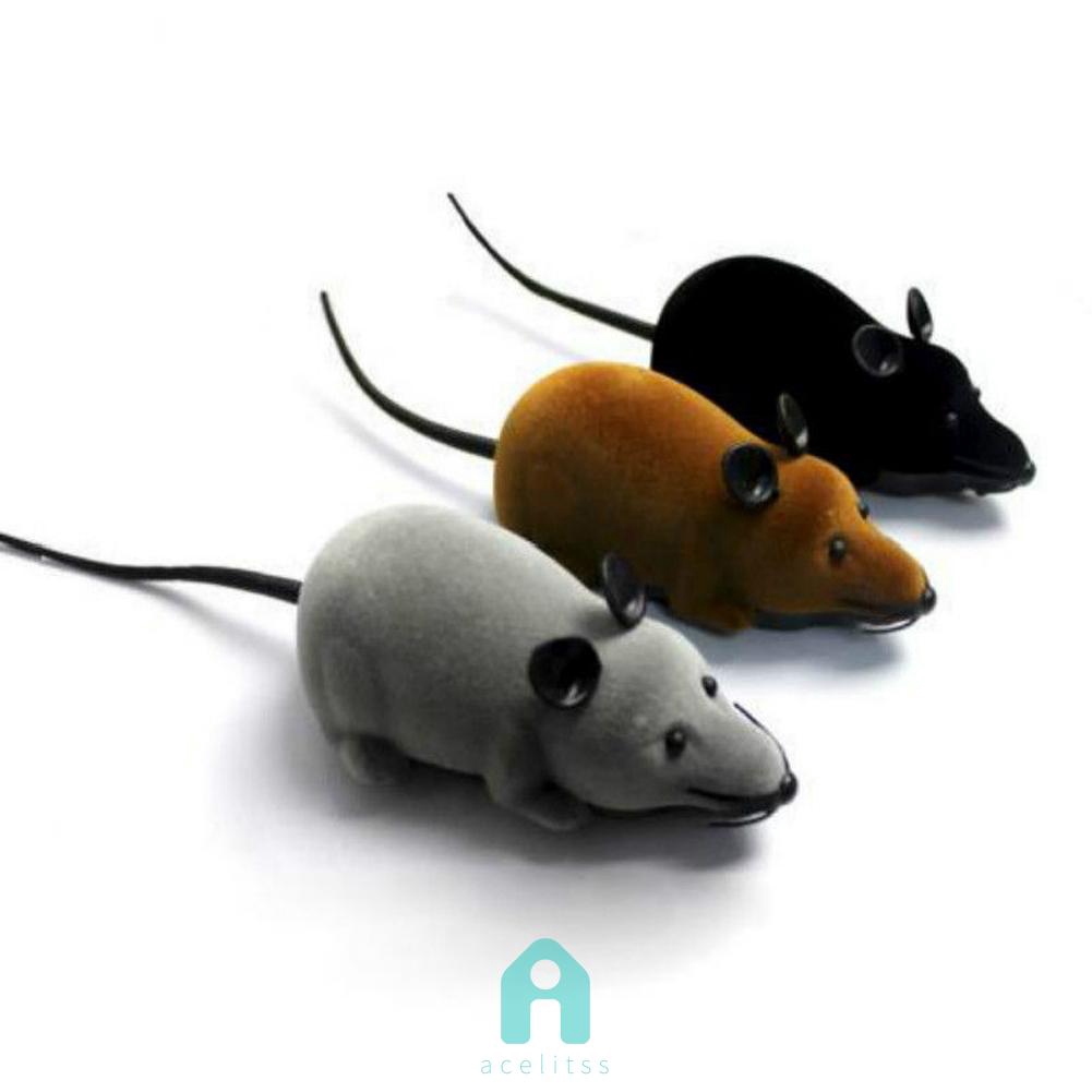 ACT New Remote Control RC Rat Mouse Wireless For Cat Dog Pet Toy ...