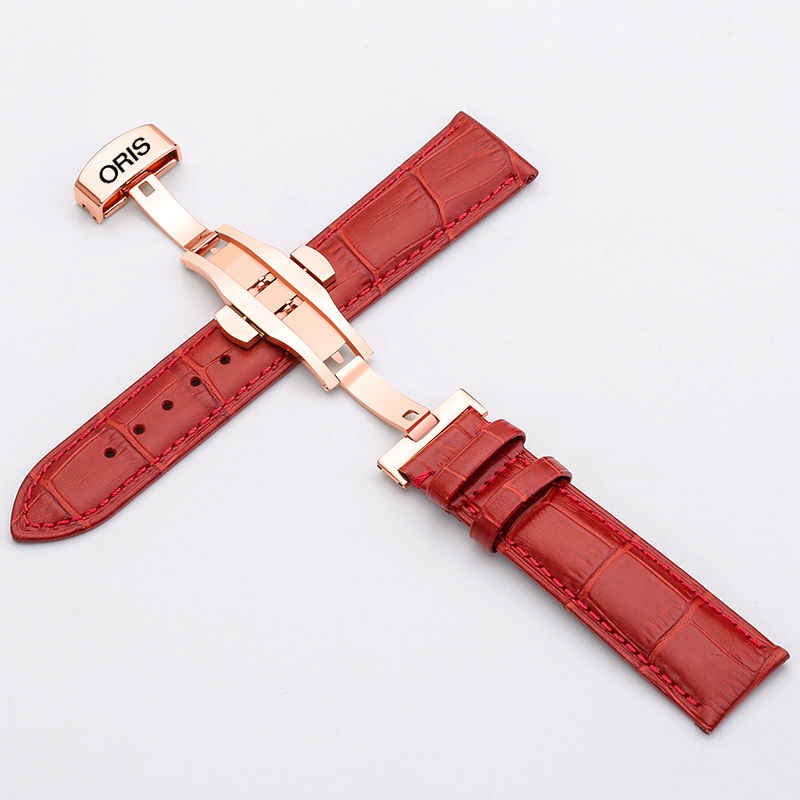 เหมาะสำหรับ Howi สายนาฬิกา Oris Original สร้อยข้อมือหนังแท้ Men Women ...