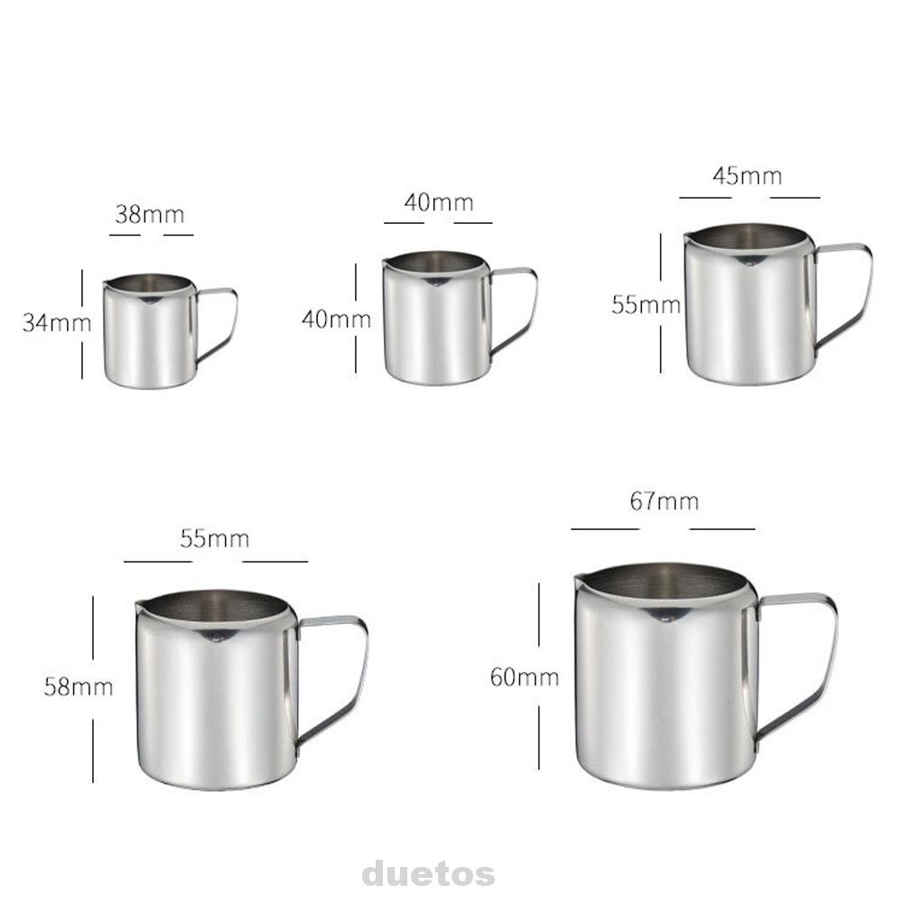 Catering Use Coffee Latte Cream Kitchen Polished Stainless Steel Milk ...