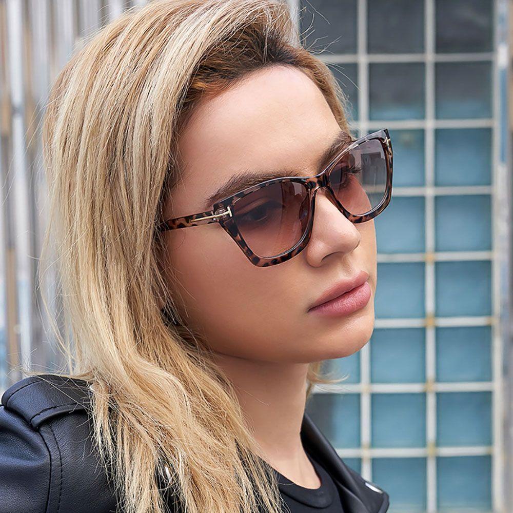 Hubert Cool Cat Eye Sunglasses Personality Women Eyeglass Blocking