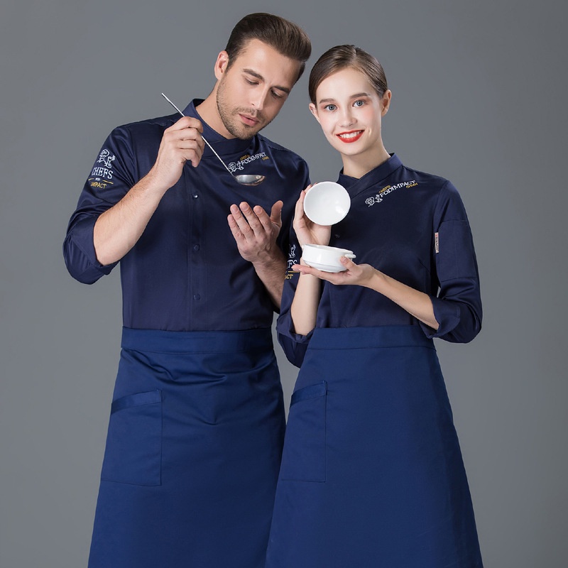 Jinrui Professional Customized Clothing Chef Work Clothes Long-Sleeved ...