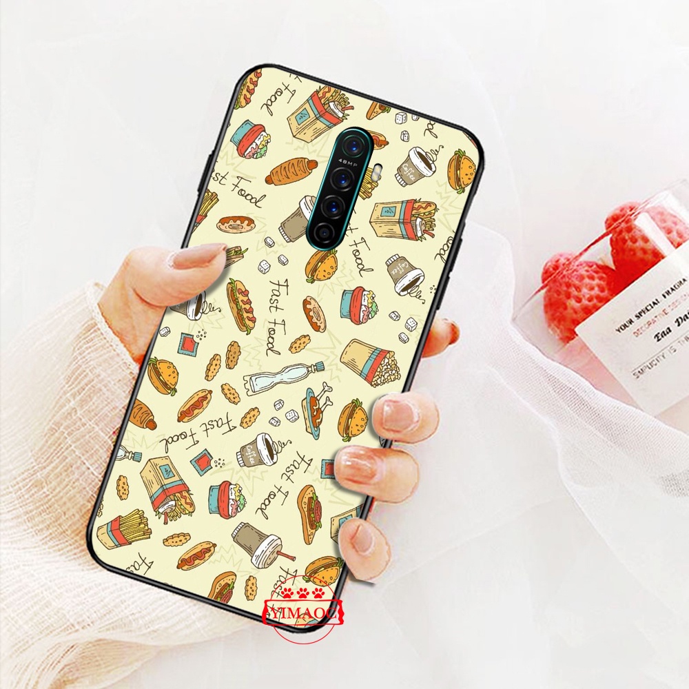 เคสโทรศัพท์มือถือแบบนิ่ม ลายการ์ตูนเฟรนช์ฟรายส์ เบอร์เกอร์ 101F สําหรับ ...