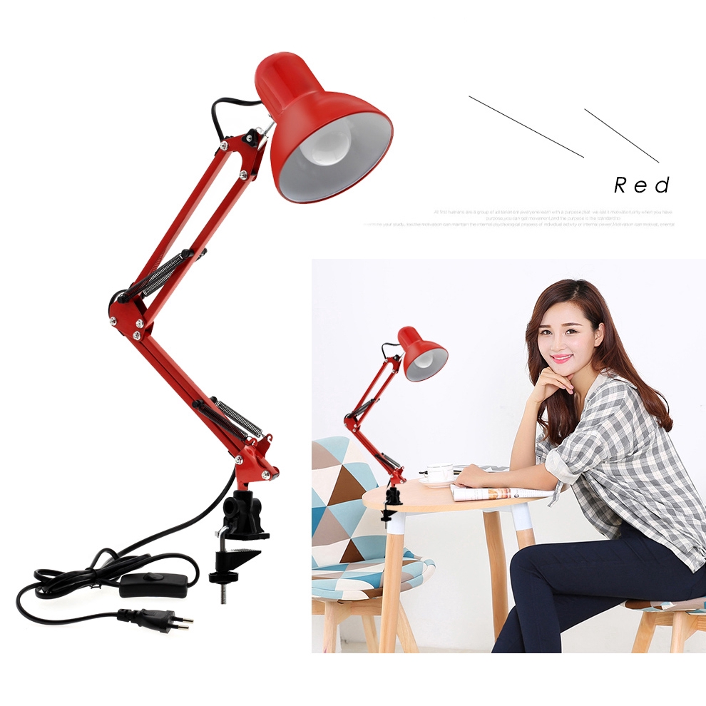 Reading lamp Adjustable Table lamps Flexible E27 Desk Light - hunta.th ...
