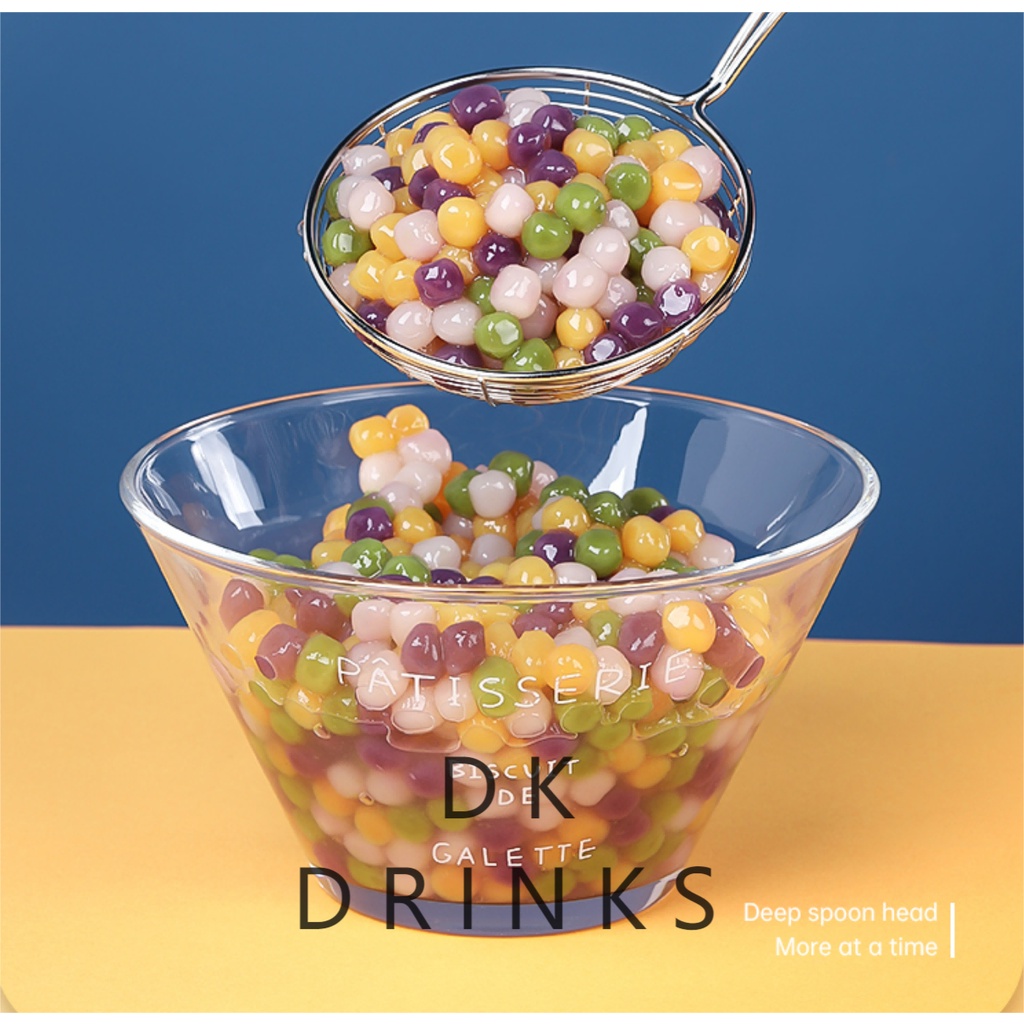 CTEAกระชอนตักไข่มุก ช้อนตักไข่มุก 6.57.5cmตะแกรงตักไข่มุก สแตนเลส ...