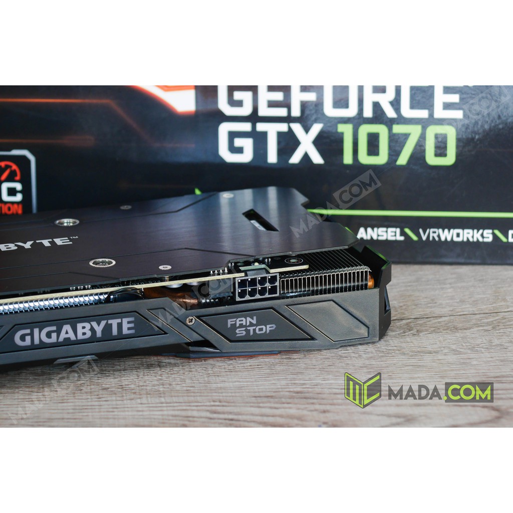 การ์ดจอ Gigabyte G1 GTX 1070 8G 3พัดลม ประกันถึง 26/12/20 - mada.com - ThaiPick