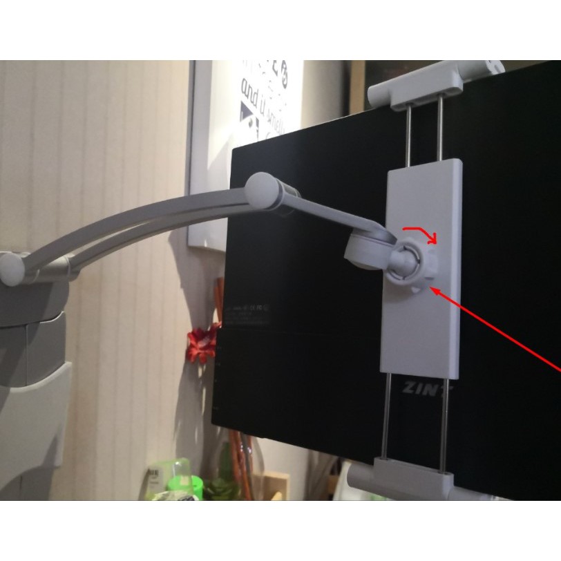 ZINT Desktop & Wall Pull Up 2in1 Portable Monitor Stand for Zint ...