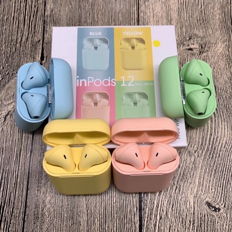 ☆ready stock☆ 7 colour TWS i12 wireless headset Bluetooth inPods12 HiFi ...