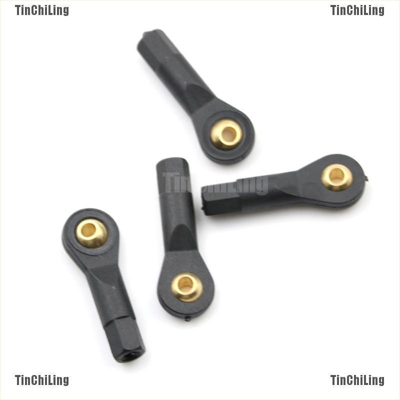 TinChing 4PCS M3 Rod End Wear Resisting Ball Joint Metal Head Holder ...