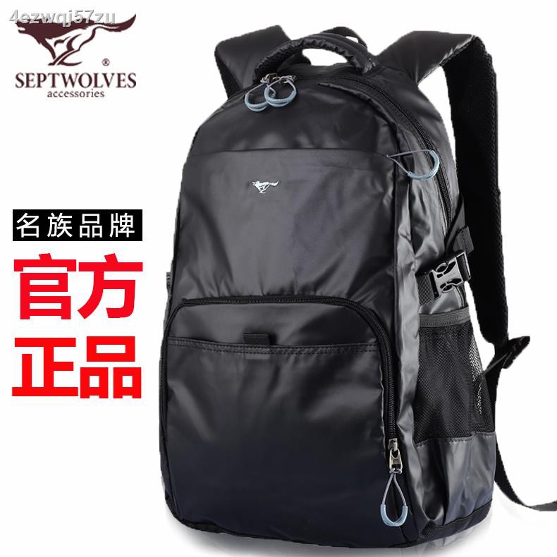 กระเป๋าแล็ปท็อปกระเป๋าเป้ธุรกิจ Septwolves กระเป๋าเป้ชายหญิงเกาหลี ...