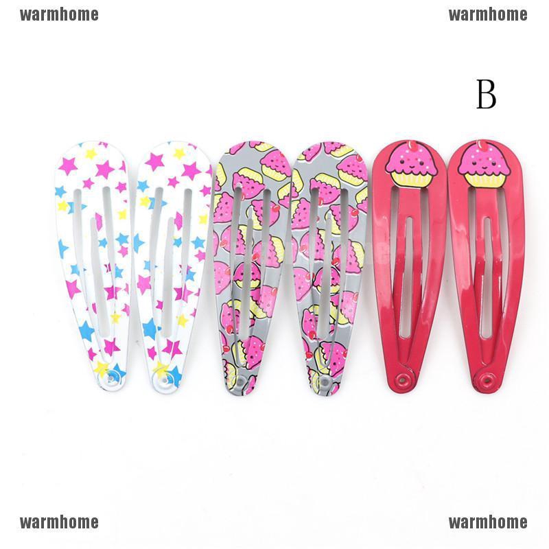 WHTH กิ๊บติดผมลายการ์ตูนสำหรับเด็ก 3 คู่ - warmhome.th - ThaiPick