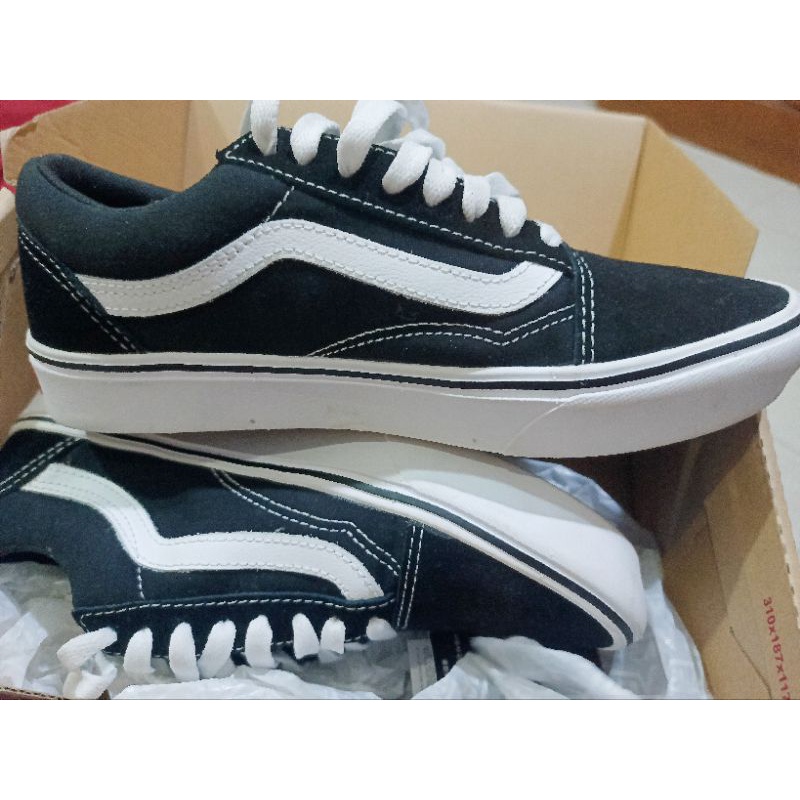 VANS COMFYCUSH OLD SKOOL BLACK | Shopee Thailand