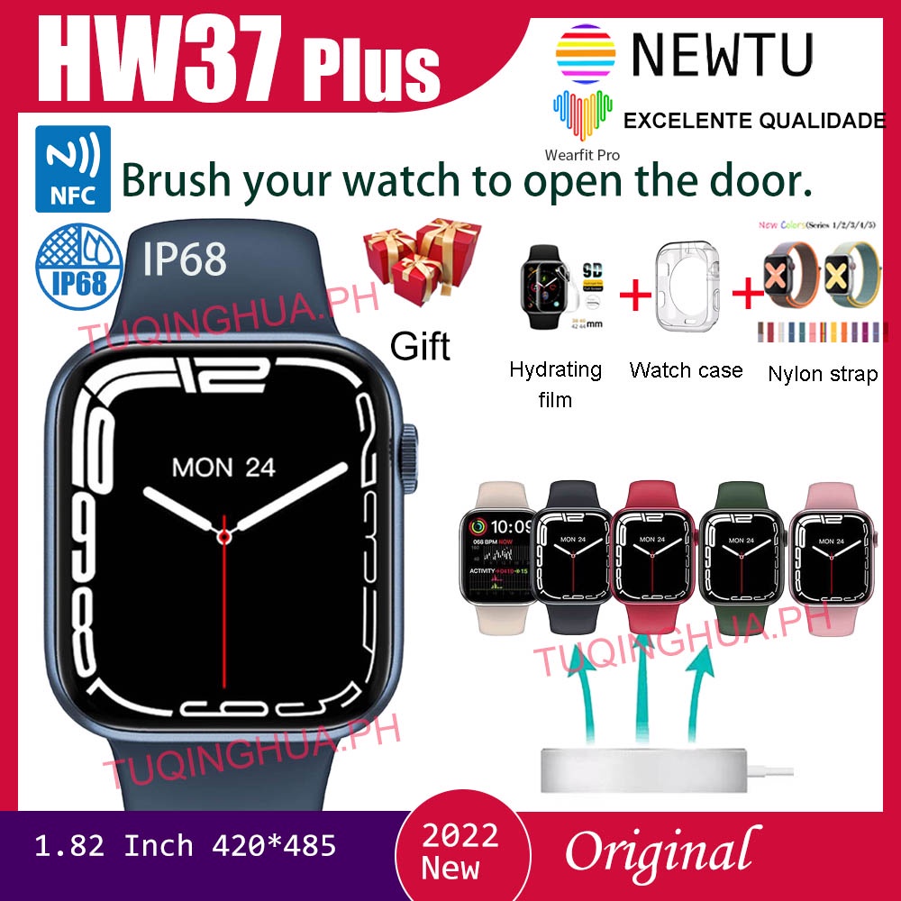 Hw37 Plus สมาร์ทวอทช์ IWO Series 7 รองรับเสียง BT แชร์ตําแหน่งการโทร ...