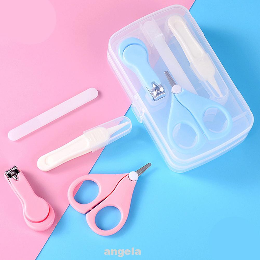Booger Clamp Clipper Scissors Portable Travel With Storage Box Manicure ...