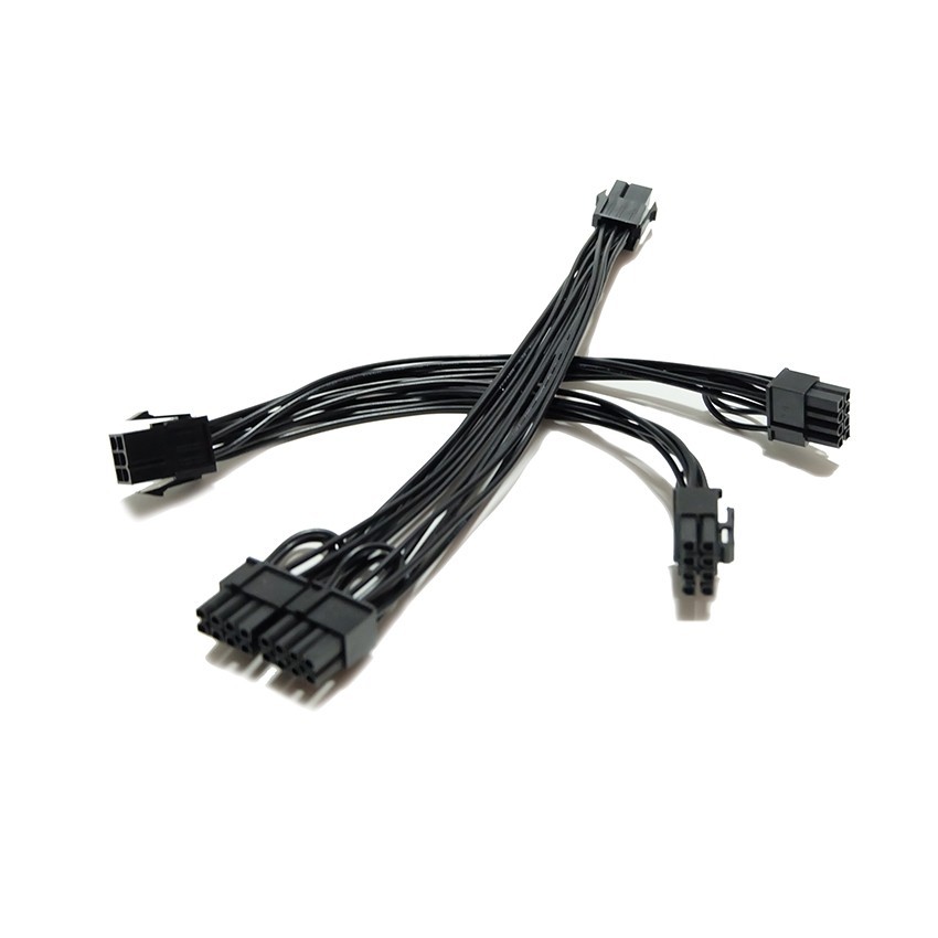 PCI-E 6pin to PCI-E 8 (62) pin x2 adapter cable (สายแปลง 6pin 1 ออก 2 ...