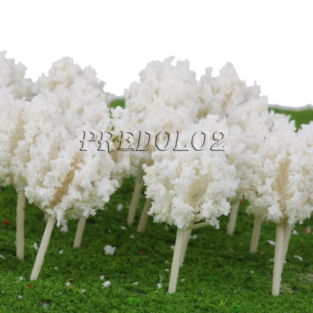 50 Model Winter Trees N Z Scale Train Railway Building Layout Scenery ...