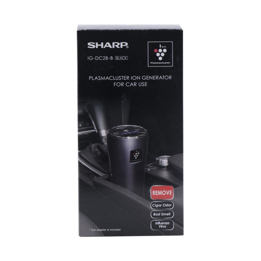ส่งฟรีใช้โค้ดติดตามร้านลดเพิ่ม SHARP เครื่องฟอกอากาศในรถยนต์ รุ่น IG-GC2B-B - sck_supply - ThaiPick