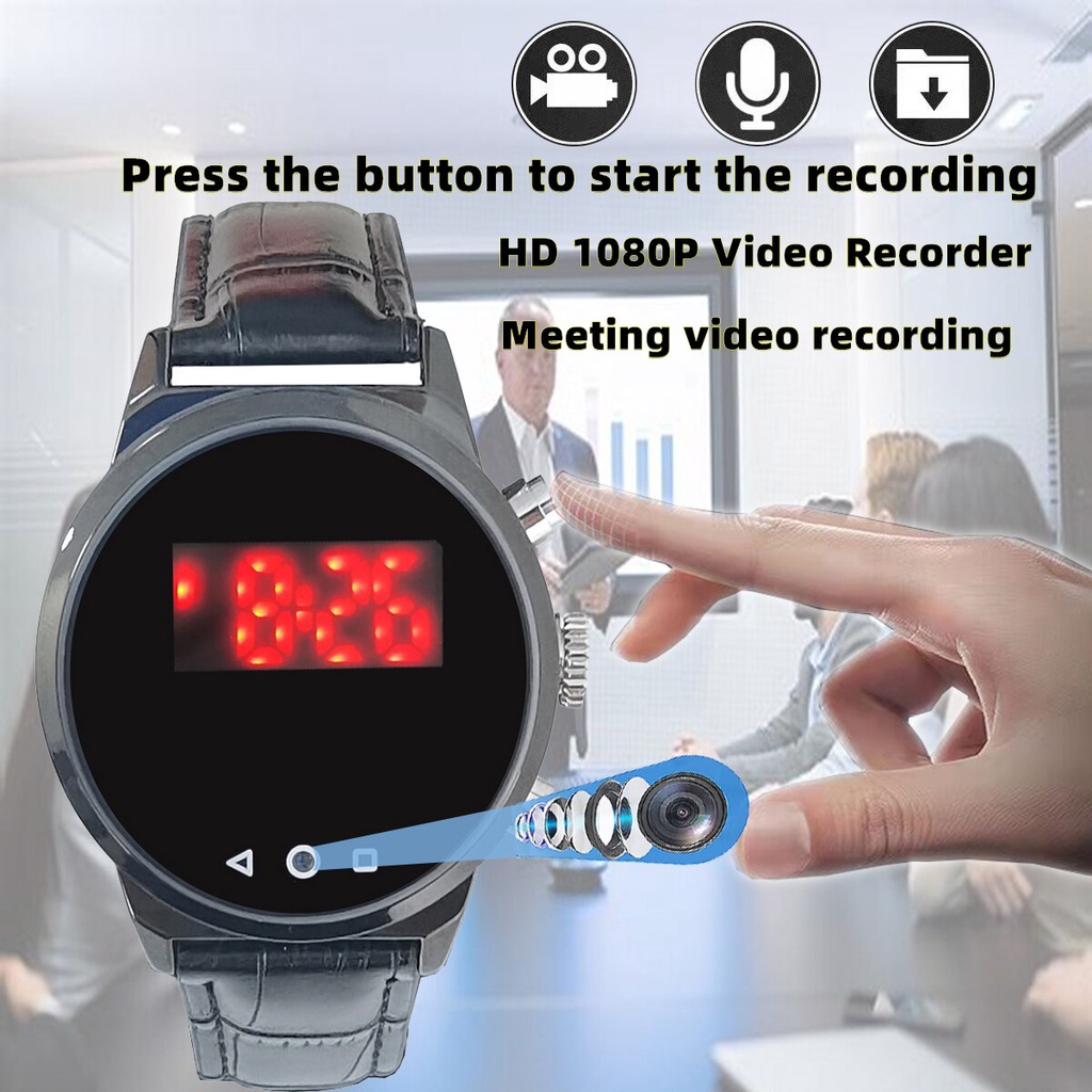 Luxury High Quality 1080P Mini Camera Smart Watch Motion Detection ...