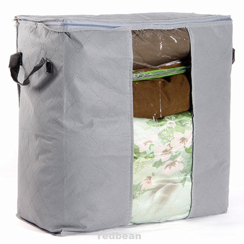 Duvet Storage Bags Foldable Compact Clothing Bag Case Box with Zipper ...