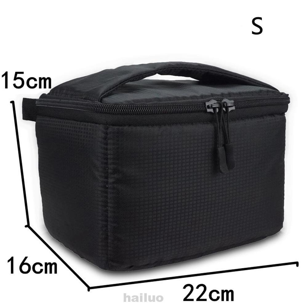 Camera Bag Padded Insert Multifunction Partition Double Zippers ...