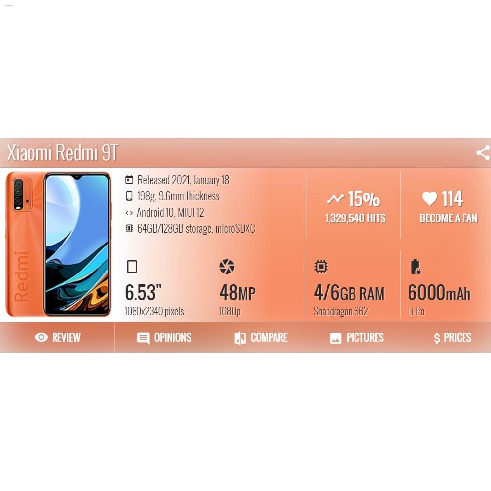 Original LCD Screen For Xiaomi Redmi 9T Display Tested 10 Touches LCD ...