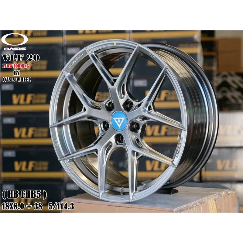 ล้อ VLF ขอบ18 5รู114 ล้อเบา Flow forming. สปอร์ตเท่ห์ เหนือกว่า ...