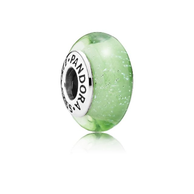 (พร้อมส่ง)*New*Pandora Disney Tinkerbell silver charm with green ...