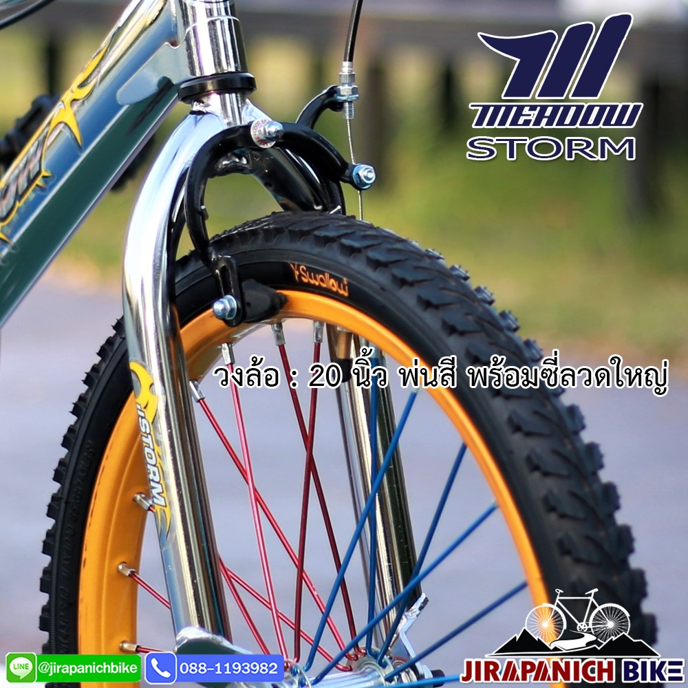จักรยานบีเอ็มเอ็กซ์ (BMX) MEADOW รุ่น STORM (วงล้อ20นิ้ว ...