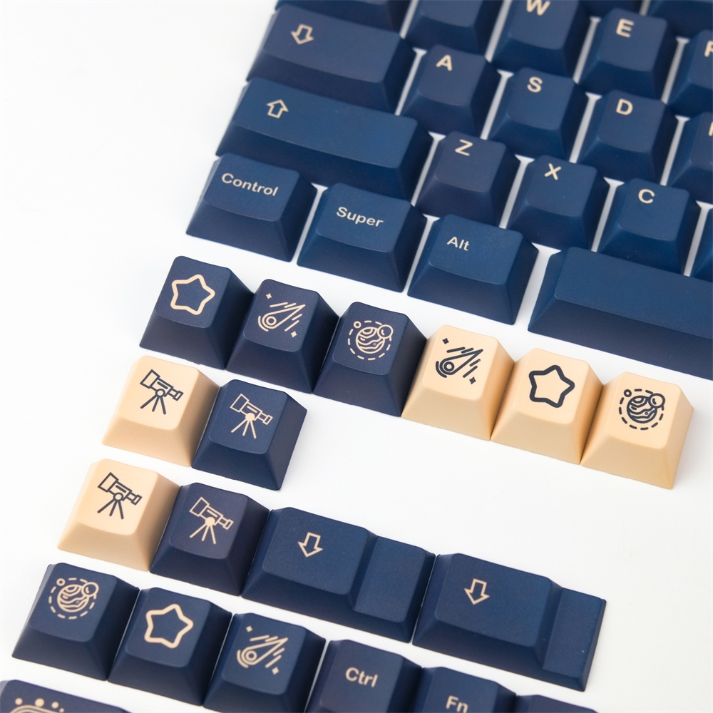 แป้นพิมพ์คอมพิวเตอร์ 124 Keys Gmk Comet Keycap Cherry Profile Pbt Dye ...