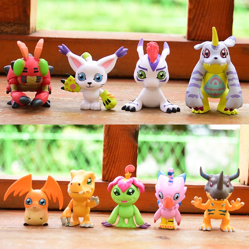 Digimon Tyrannosaurus Agumon Gabubaddilu Animal Doll Model Car Cake ...