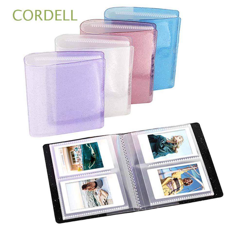 CORDELL 64 Pockets Mini Card Booklet Portable Photo Storage Organizer ...