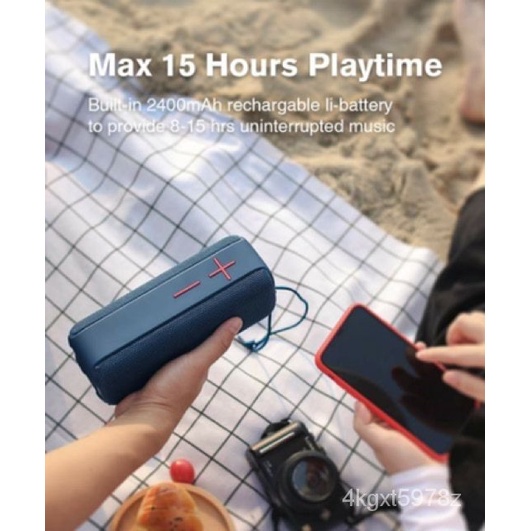 ลำโพงบลูทูธกันน้ำกันฝุ่น iPX6 Hopestar P15 Bluetooth speakers B1tc - ramqqxp4_i - ThaiPick